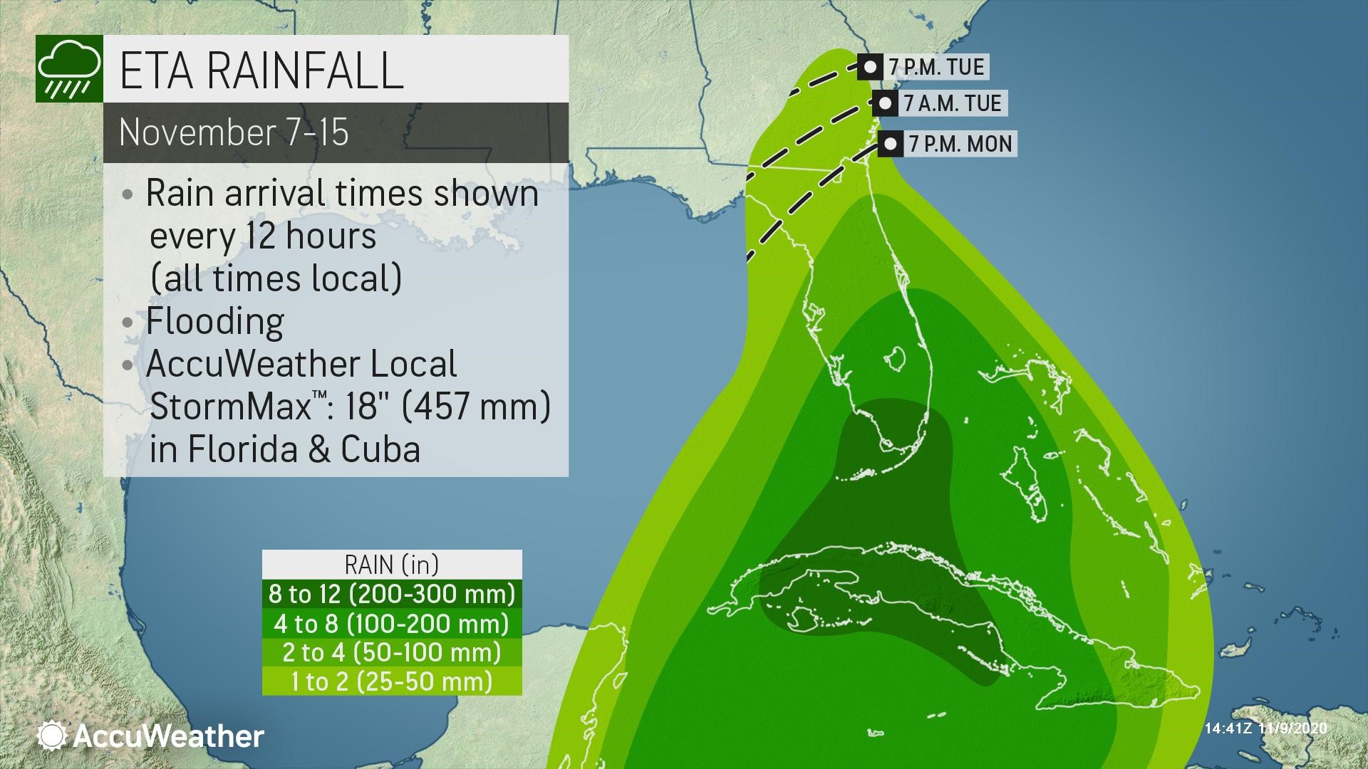 Eta could strengthen back into a hurricane over open waters of Gulf ...
