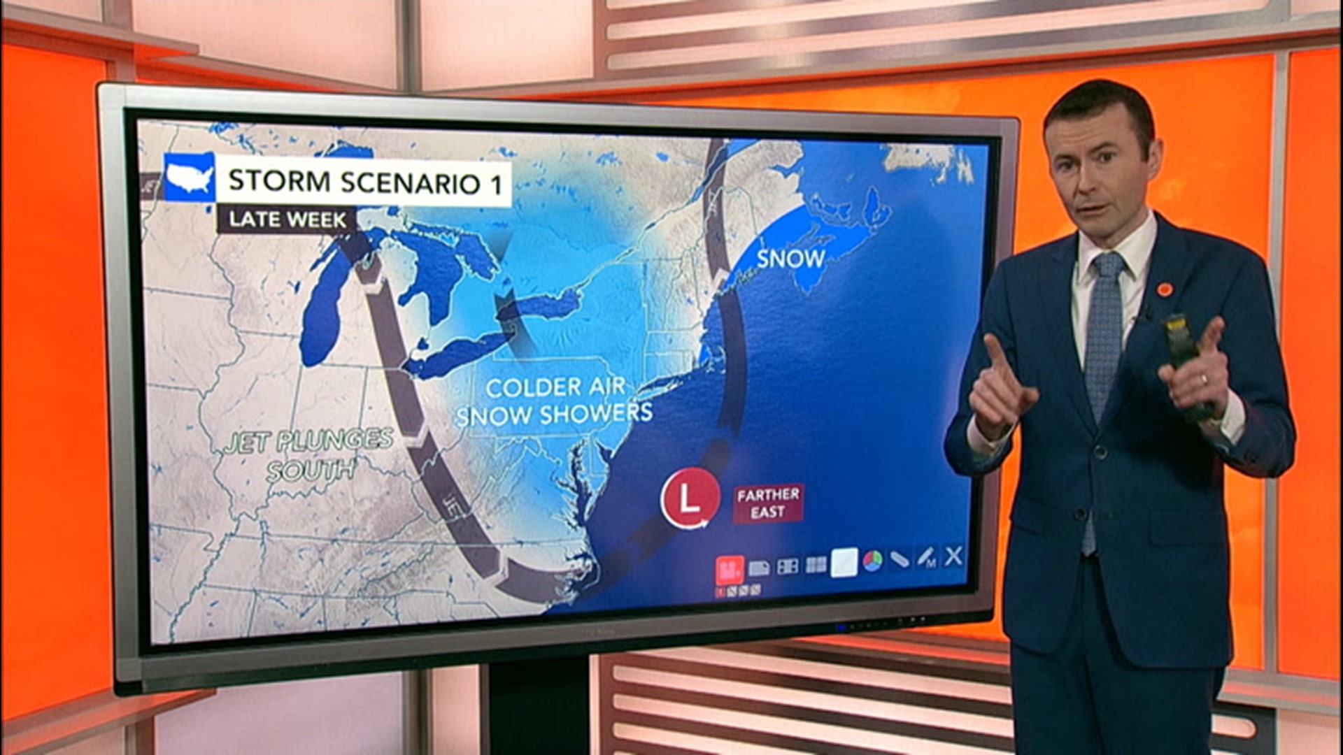 Could snow finally reach the I-95 corridor? | 9news.com