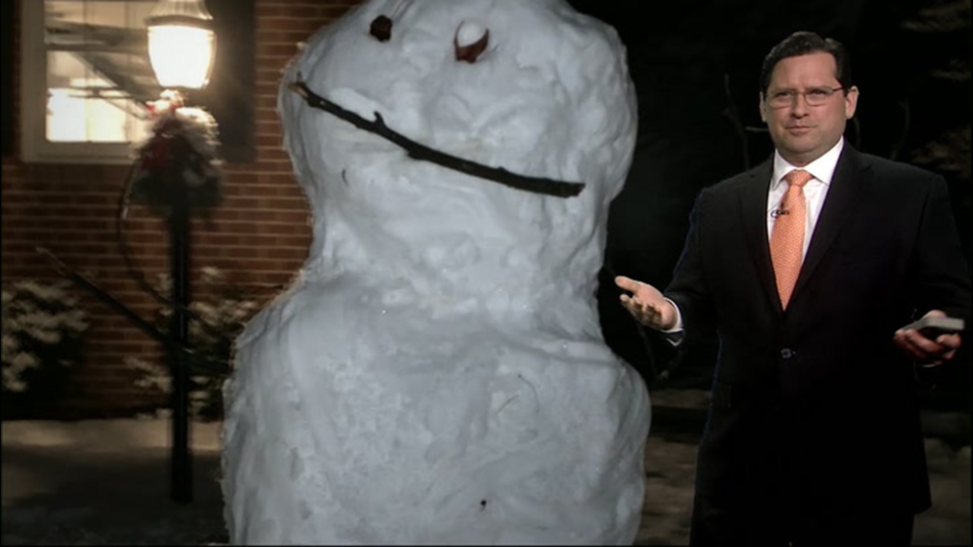 Kevin's larger-than-life snowman | 9news.com