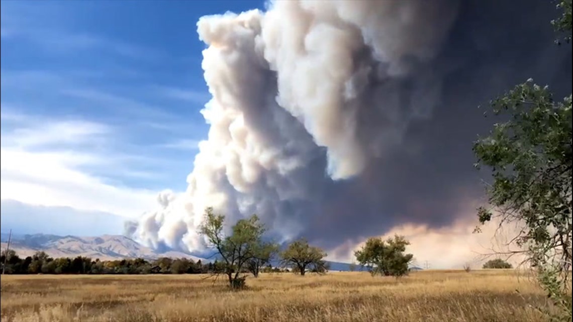 Smoke from CalWood Fire fills the sky | 9news.com