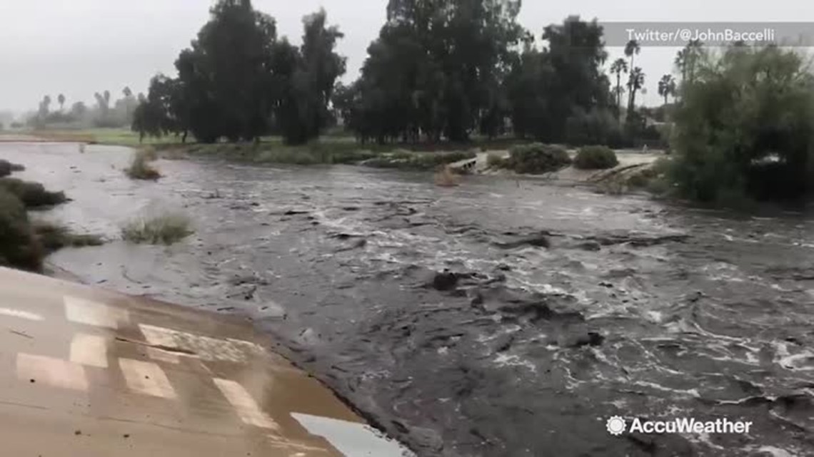 Debris, floodwaters overflowed river | 9news.com