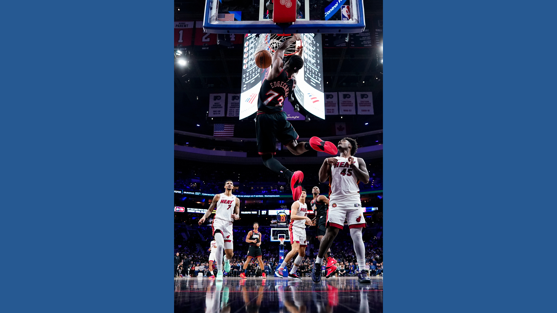 Maxey breaks Iverson’s 76ers 3-point record in 124-117 win over Heat ...
