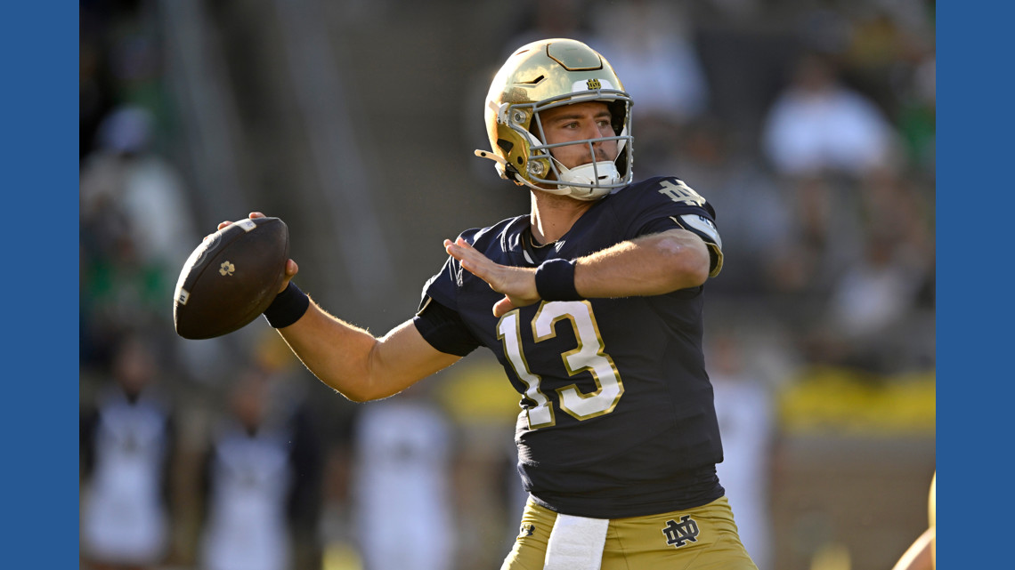 No. 13 Notre Dame turns to sophomore Joe Otting to take over at center ...