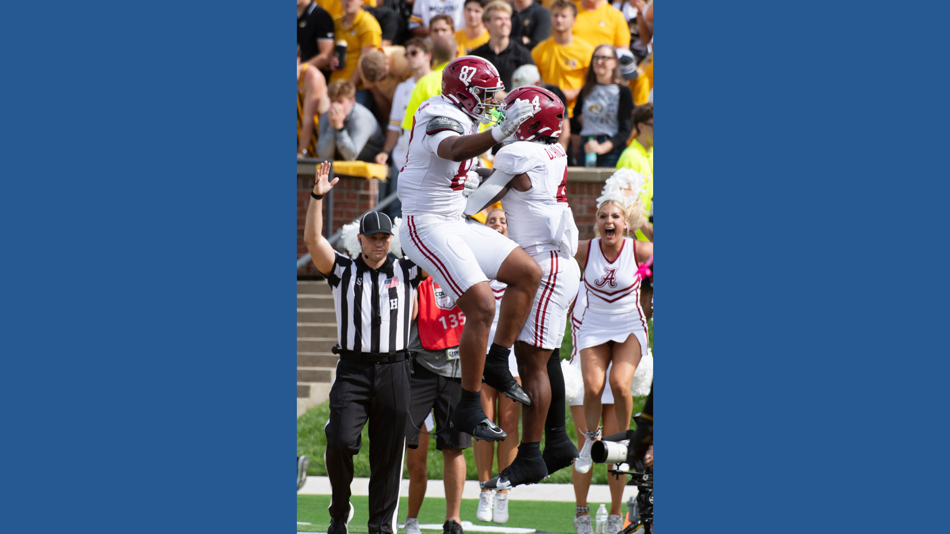 Alabama beats No. 14 Missouri 27-24 behind Simpson’s 3 TDs | 9news.com