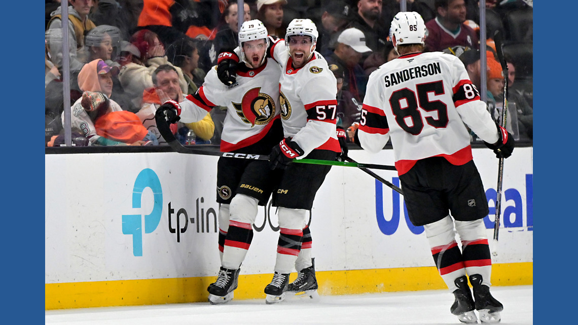 Batherson's deflection leads to winning goal in Senators' 3-2 victory ...