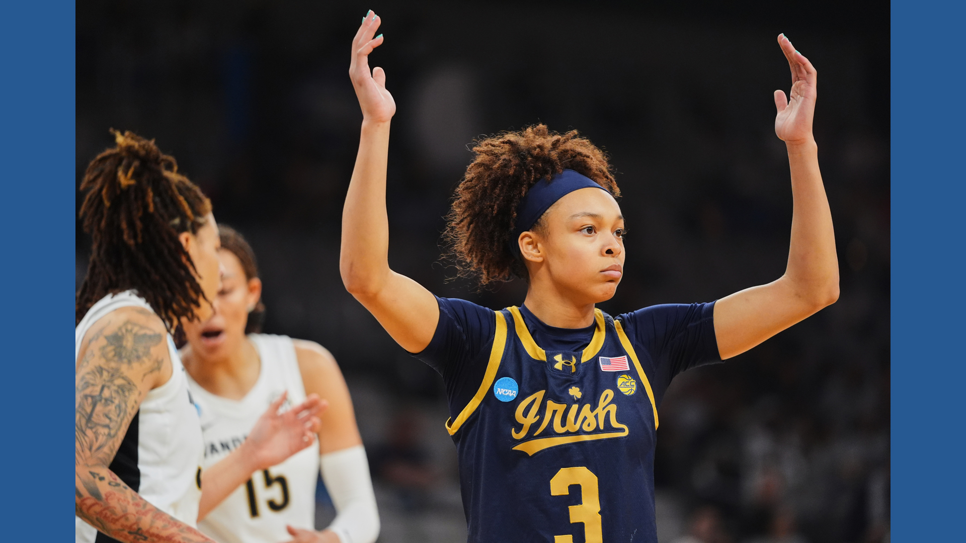 Notre Dame's Hannah Hidalgo breaks NCAA single-season steals record in ...