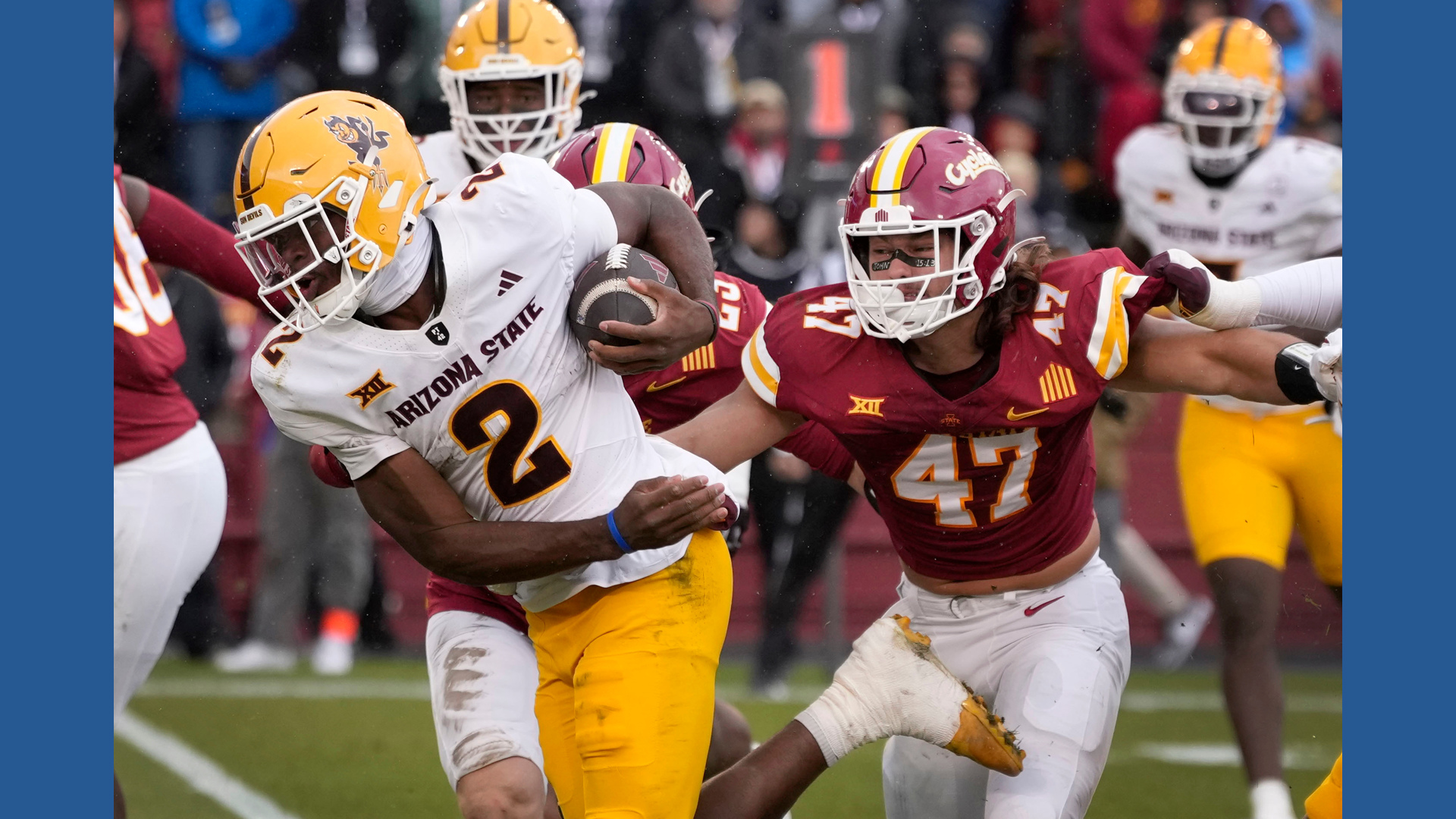 AP Player of Week: Jeff Sims sets Arizona State QB rushing record with ...