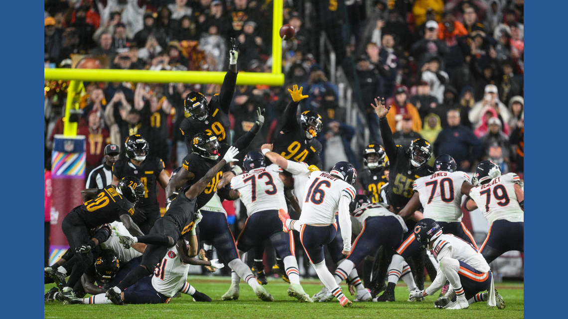 No Hail Mary magic this time and Moody's last-play kick lifts the Bears ...