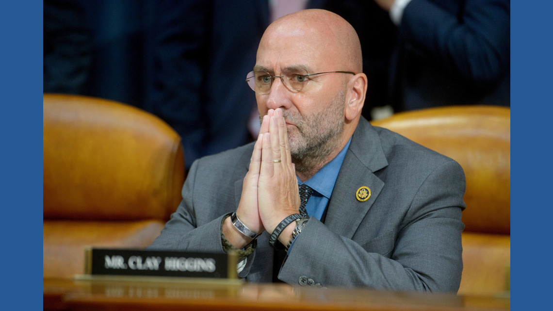 Who is Clay Higgins, the only House member to vote against releasing ...