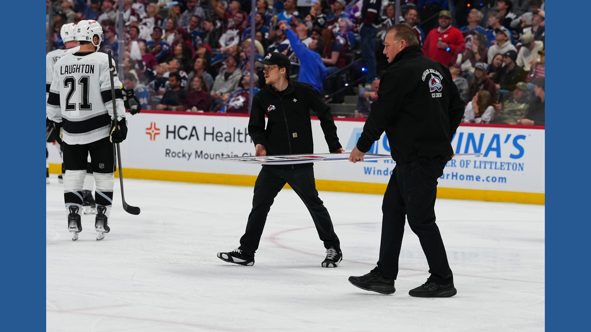 Kings interim coach D.J. Smith hit by shattered glass as panel breaks ...