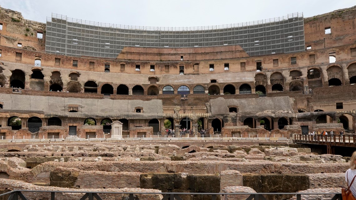 Roman Colosseum's "backstage" opens to tourists | 9news.com