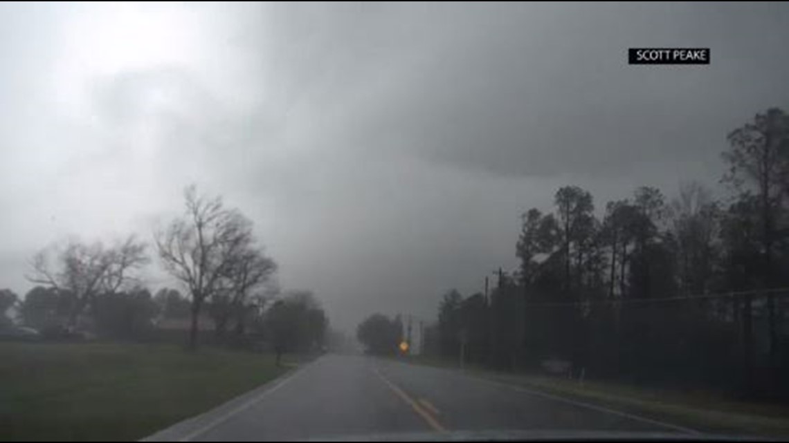 Watch the moment the tornado hit Beauregard, Alabama | 9news.com
