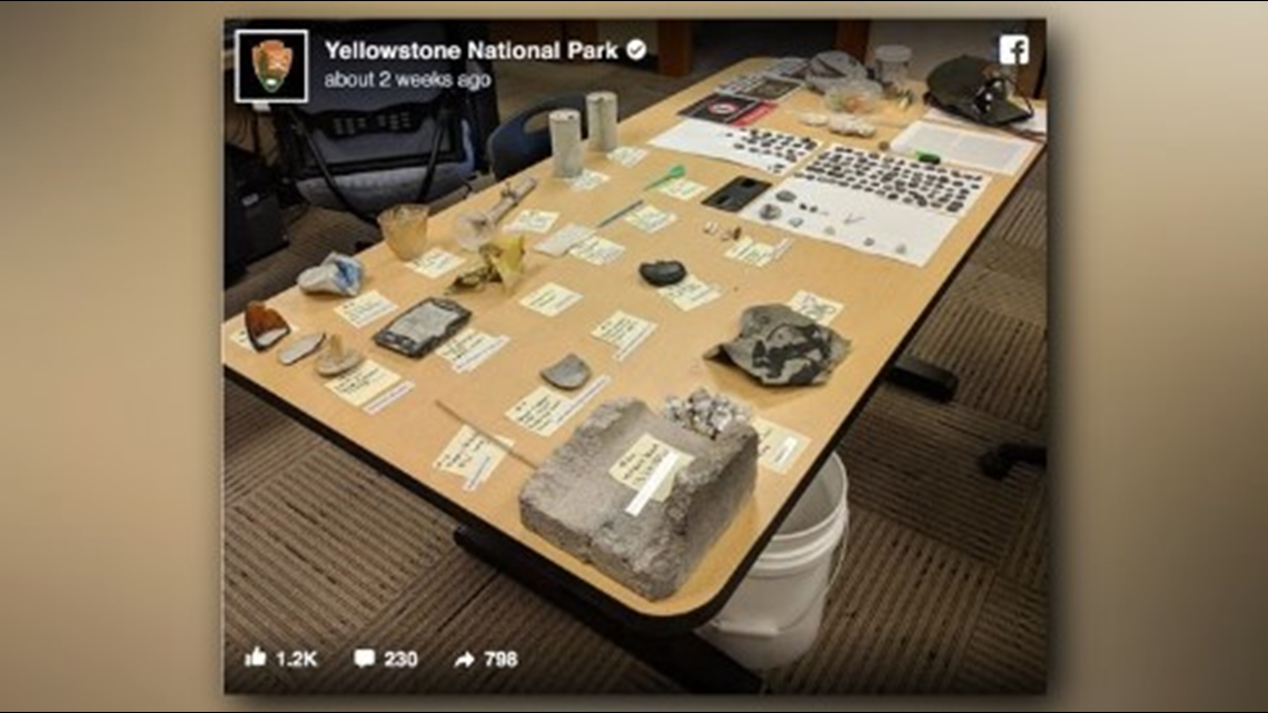 Yellowstone geyser barfs up 'strange' garbage dating back to the 1930s ...