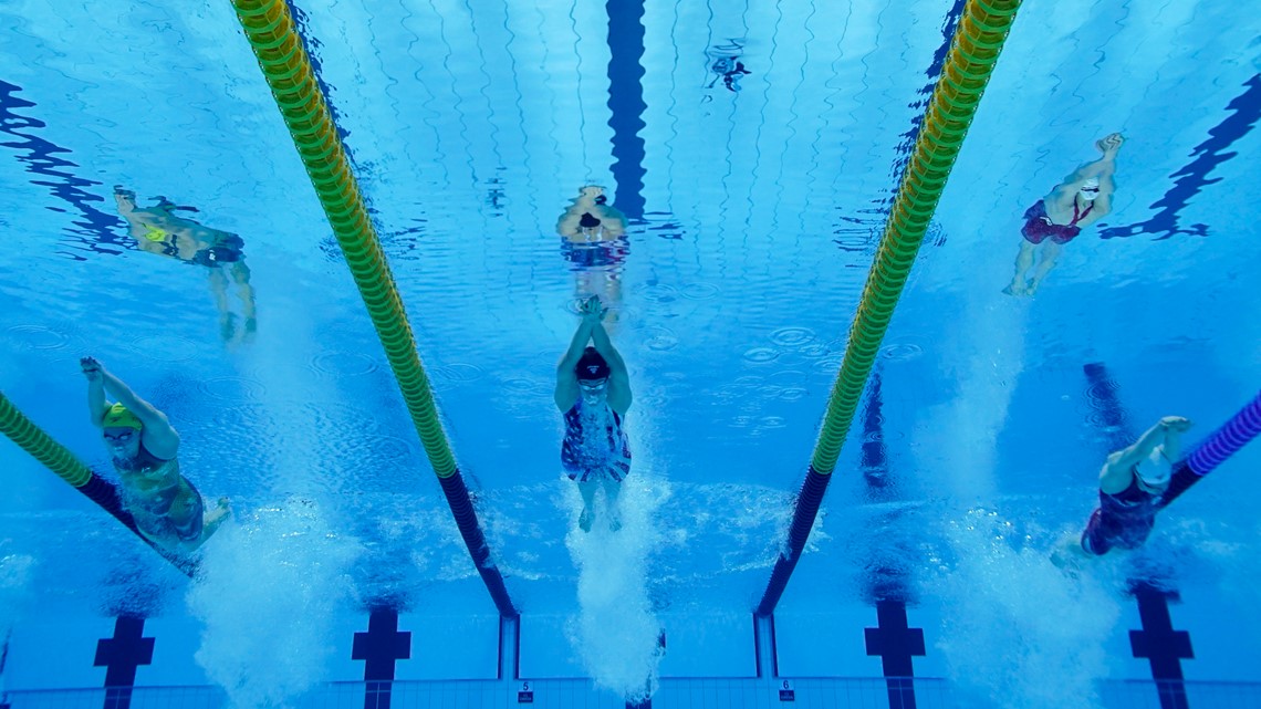 What's with the horns, loud noises during Olympic swimming? | 9news.com