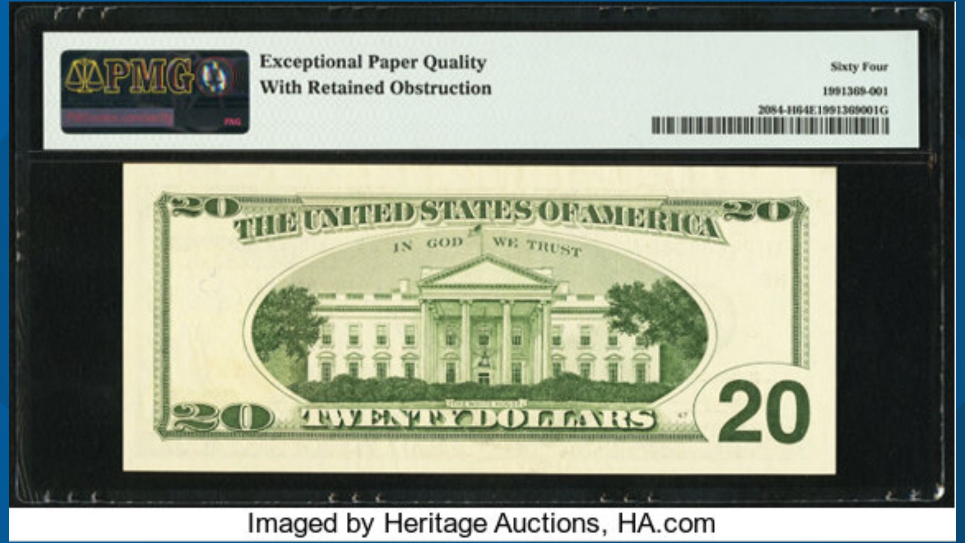$20 bill with Del Monte sticker sells for $400,000 at auction | 9news.com