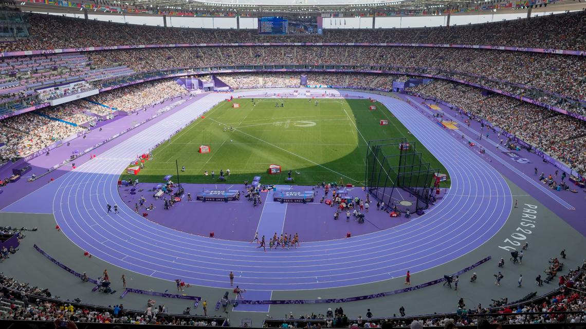 Why is the Olympic track purple? | 9news.com