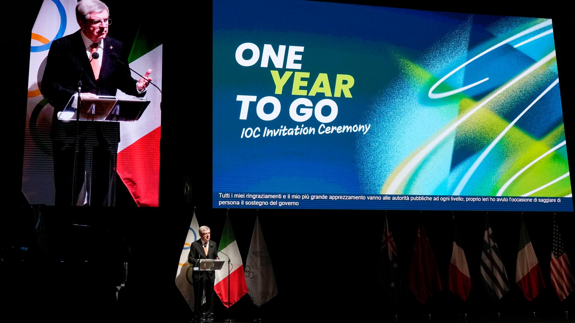 Olympic chief says 'Italy is ready' with 2026 Winter Games 1 year away ...