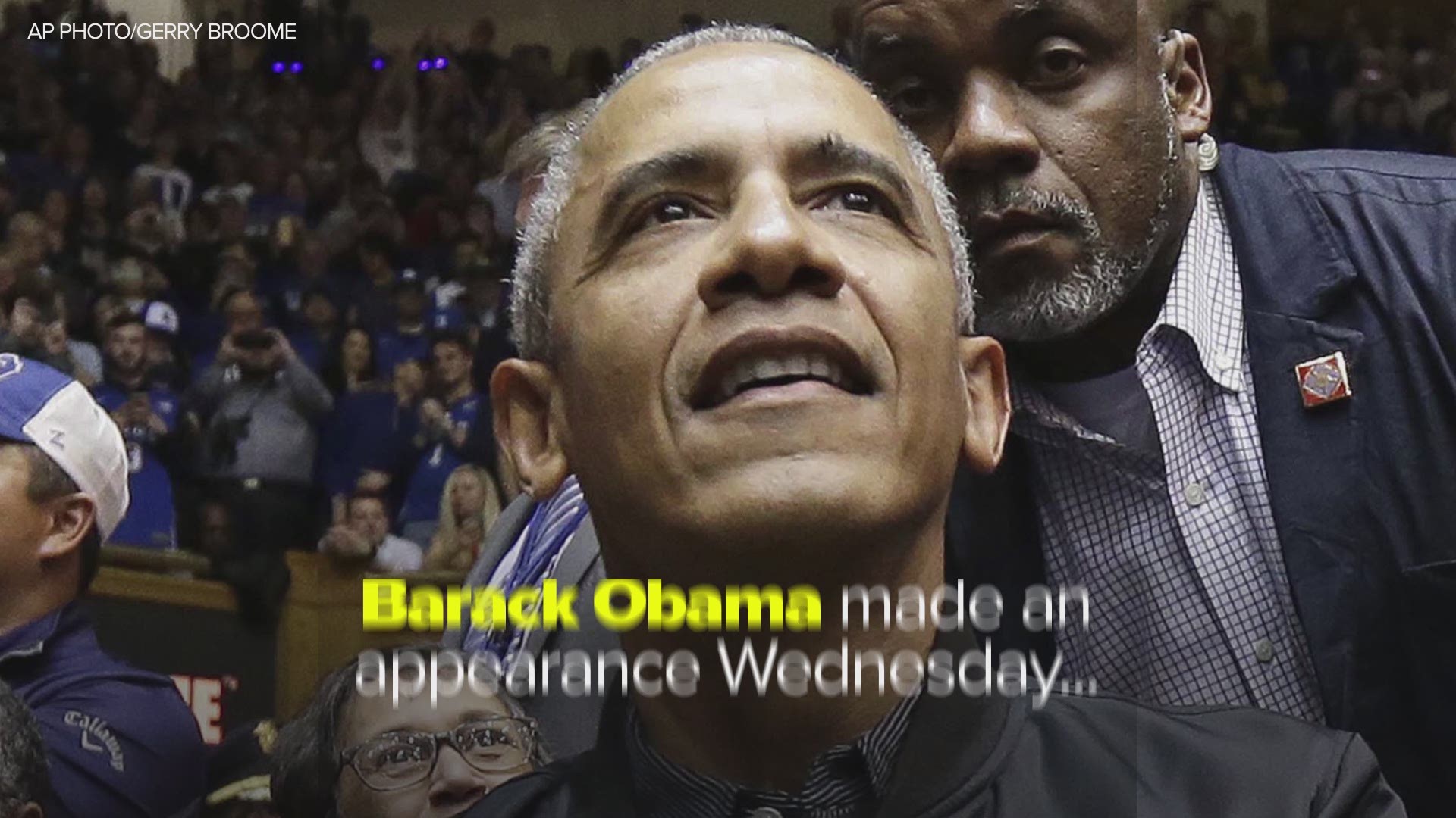 Obama’s style catches Internet’s eye at UNC vs Duke game | 9news.com