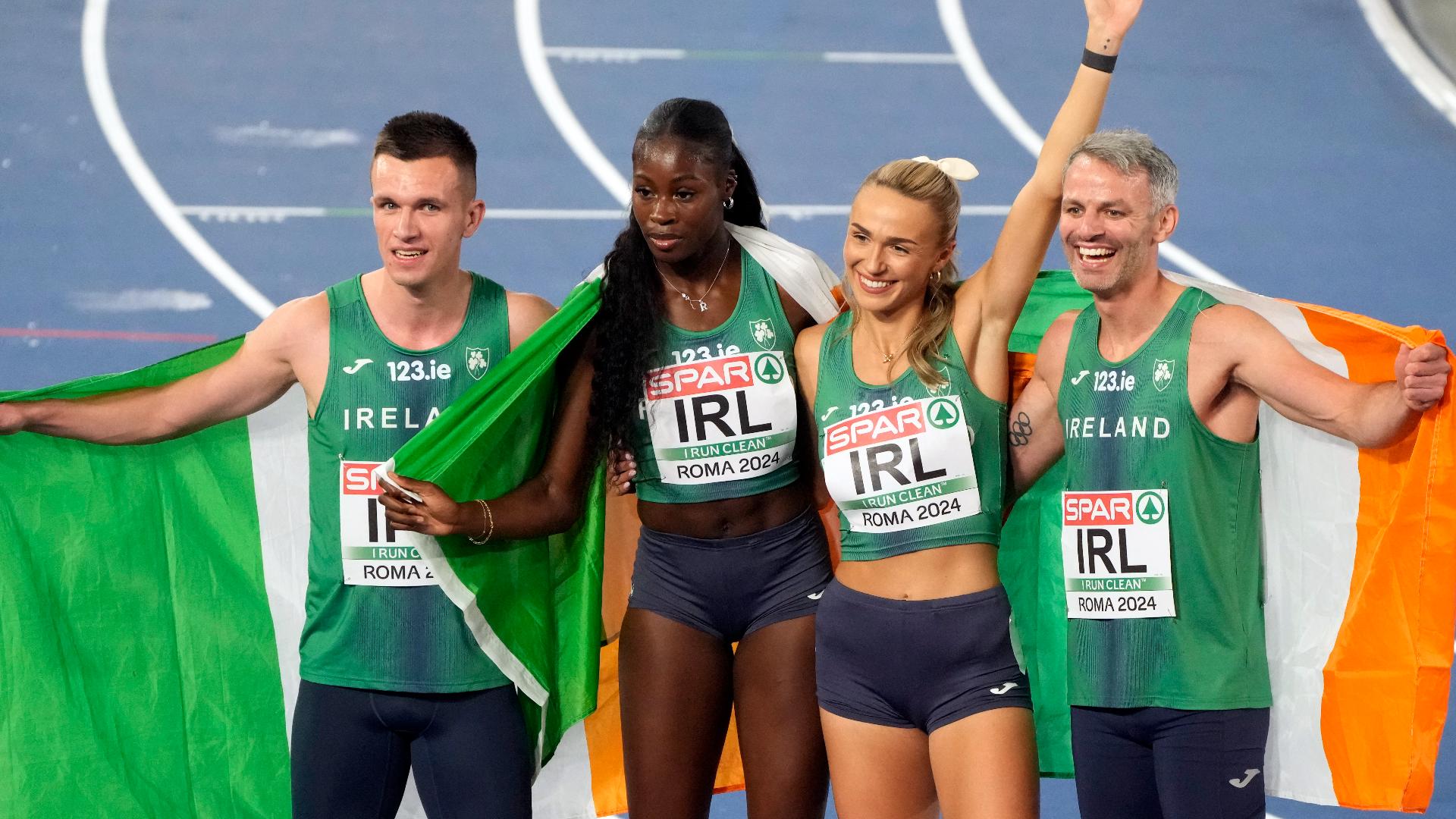 Meet the gray-haired sprinter representing Ireland at Olympics | 9news.com