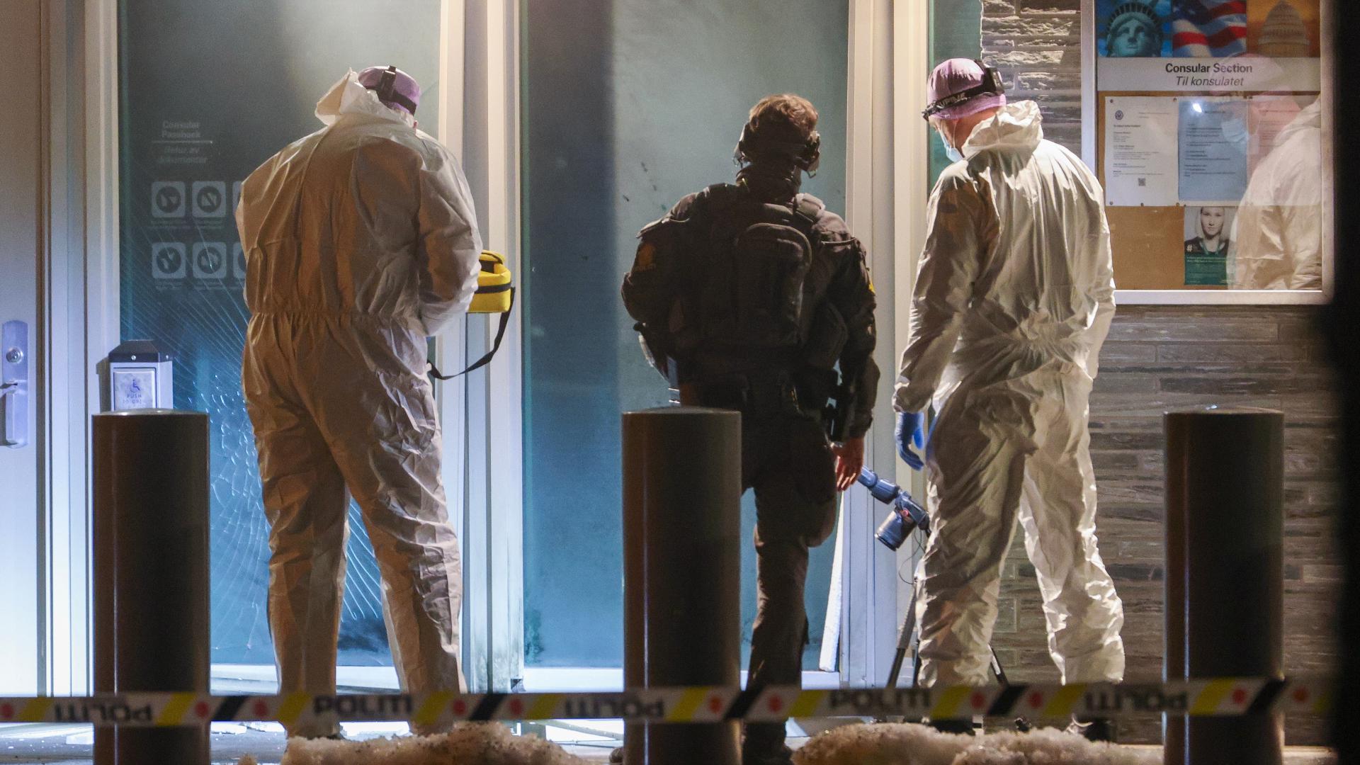 Police investigate explosion after 'loud bang' heard outside US Embassy ...