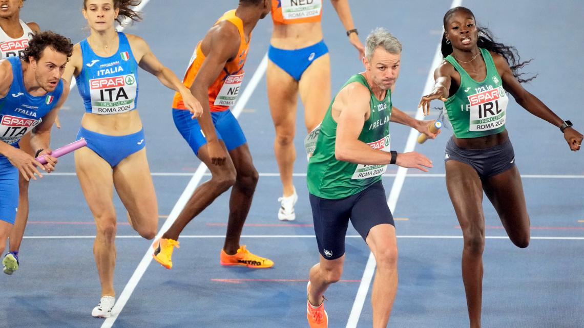 Meet the gray-haired sprinter representing Ireland at Olympics | 9news.com