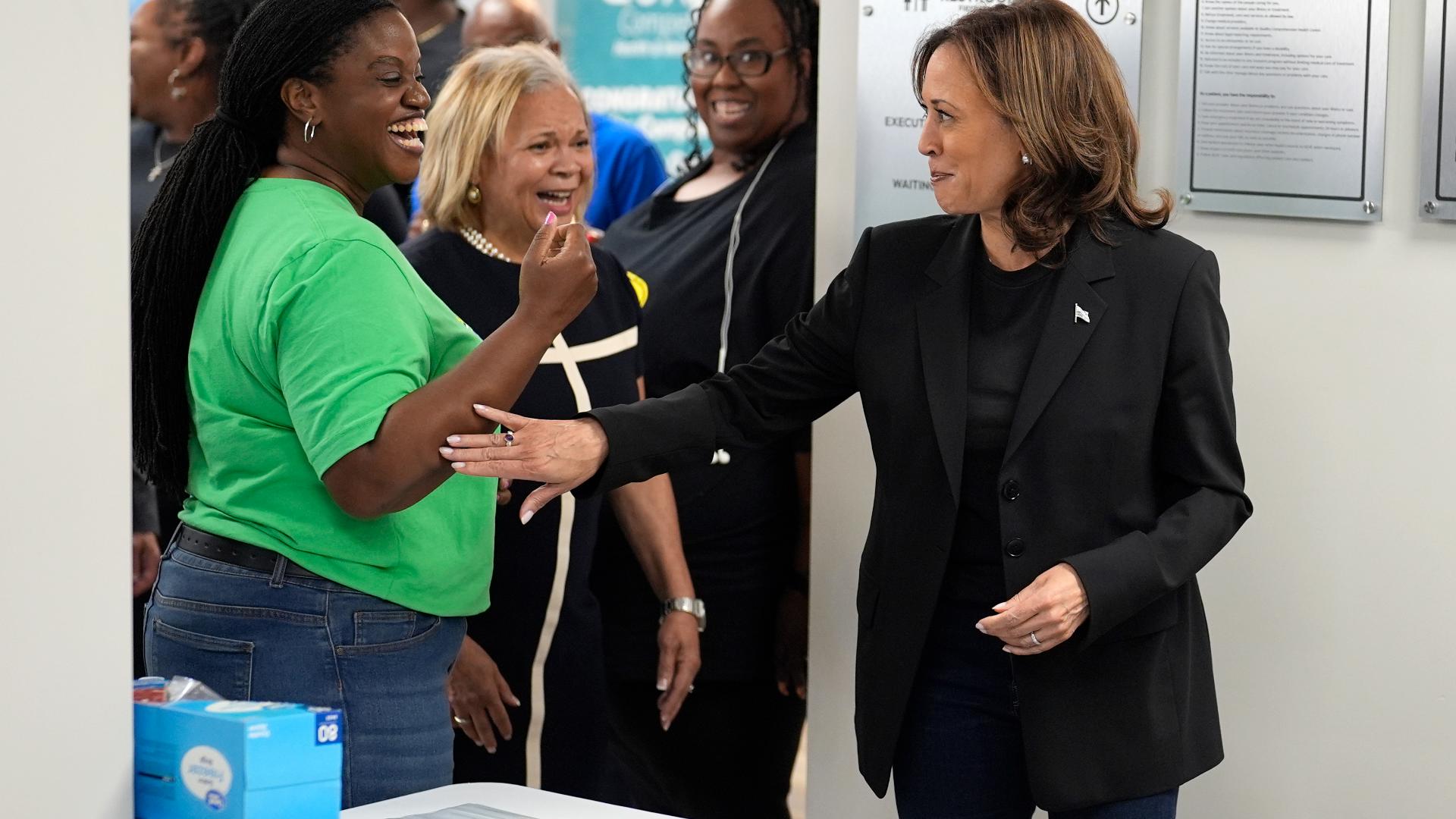 Harris heads to North Carolina to survey hurricane aftermath | 9news.com