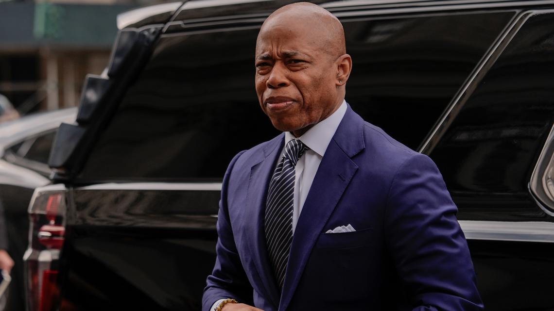 Current Mayor Eric Adams drops out of campaign for NYC Mayor | 9news.com