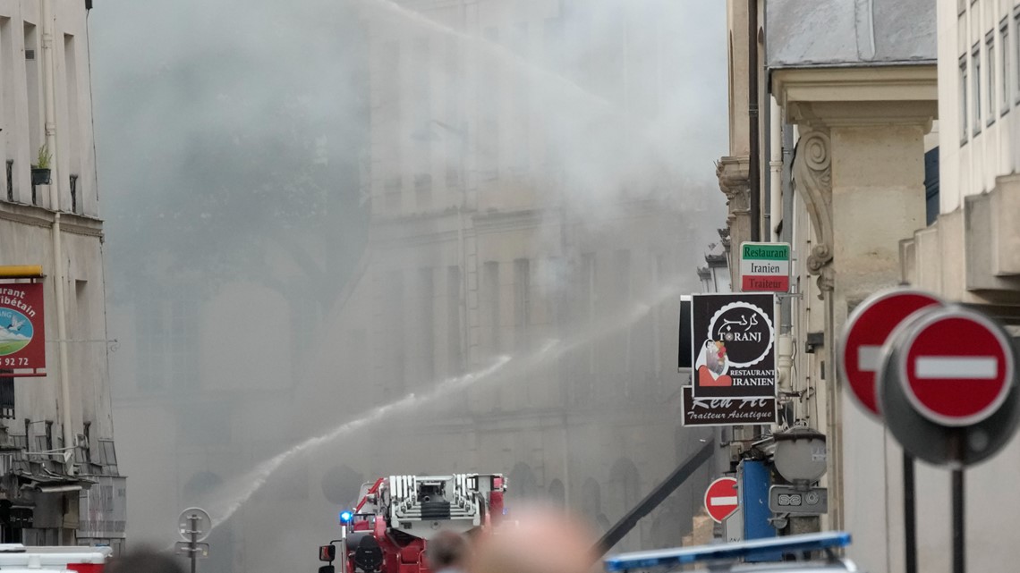 Paris explosion leaves 24 injured, ignites fire in French capital ...