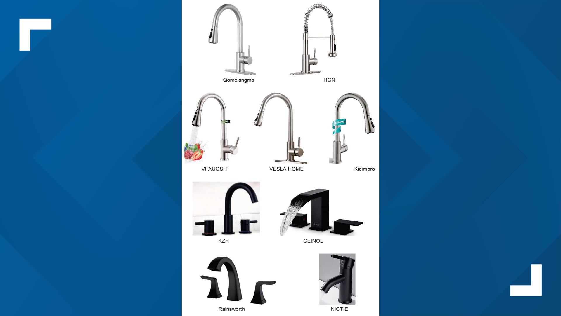 Chinese-made faucets sold on Amazon can lead lead, federal regulators ...