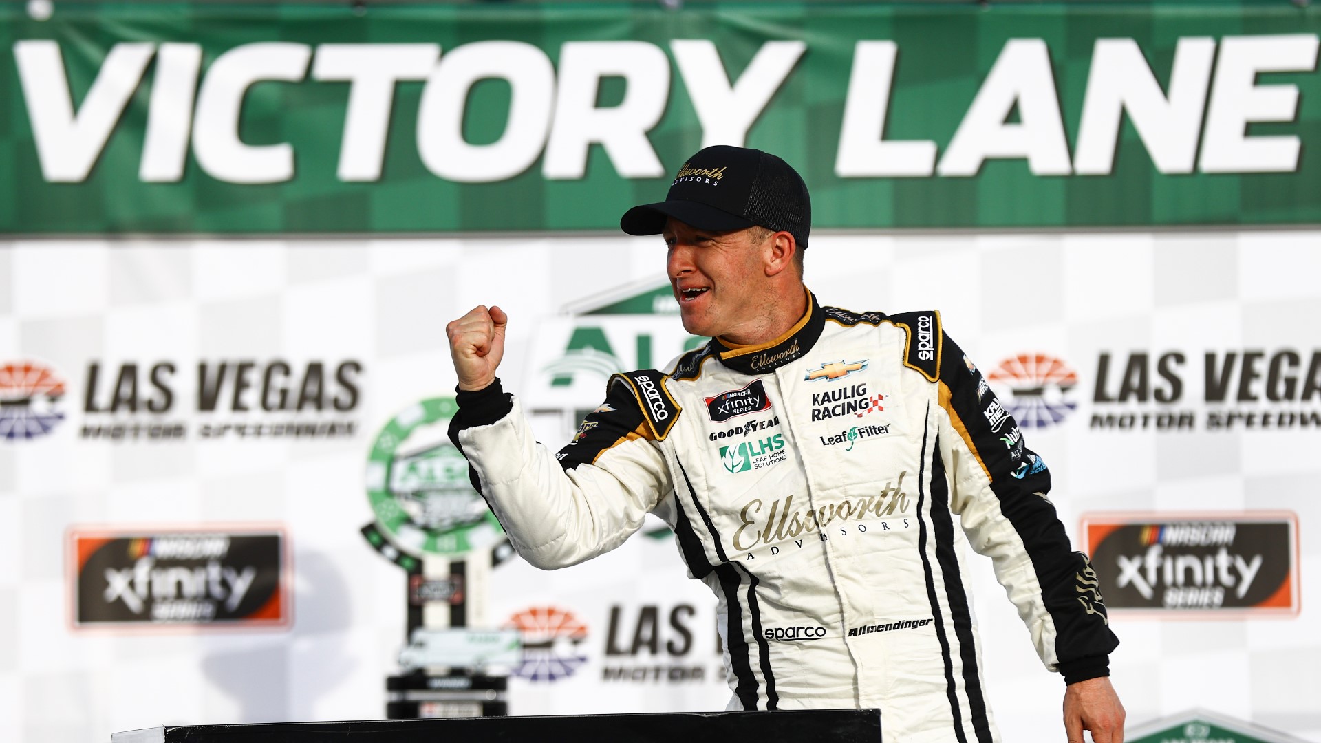 AJ Allmendinger wins Las Vegas Xfinity race for Kaulig racing | 9news.com