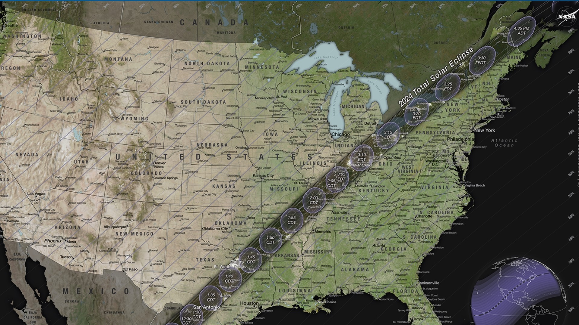 Solar eclipse 2024: What does 'path of totality' mean? | 9news.com