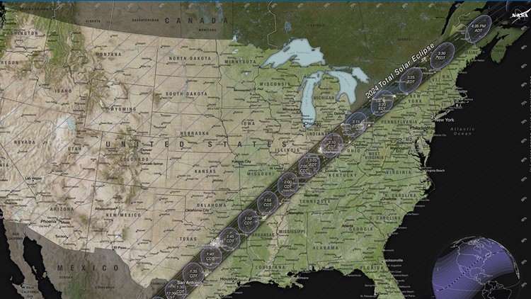 Total solar eclipse 2024: How much totality will Colorado see? | 9news.com