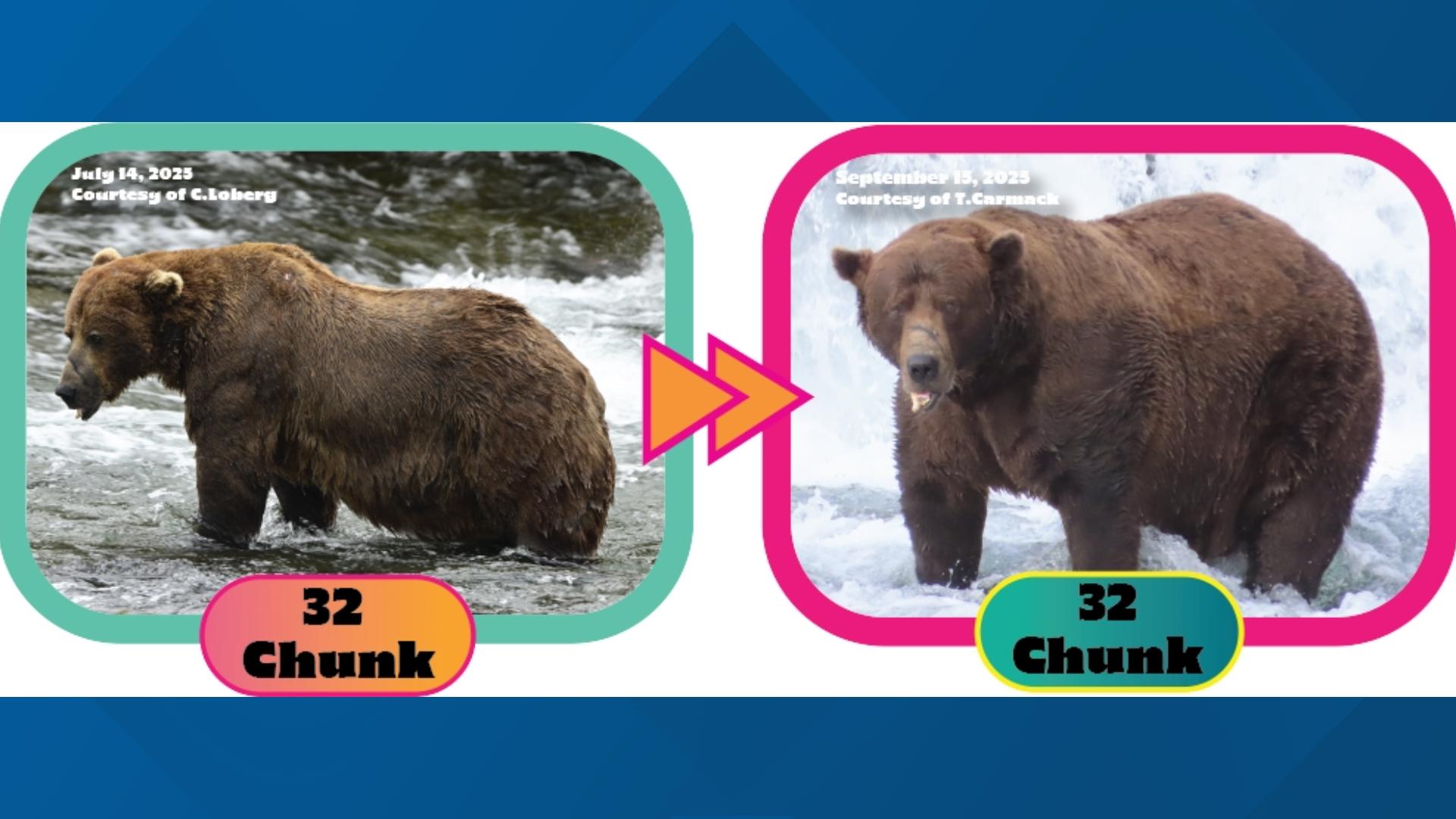 Fat Bear Week 2025 competitors: From broken-jawed chunk to defending ...