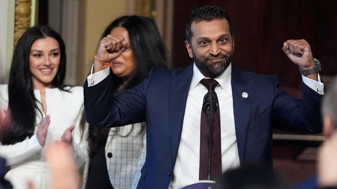 Kash Patel, FBI director, sworn in as acting chief of ATF, sources say ...