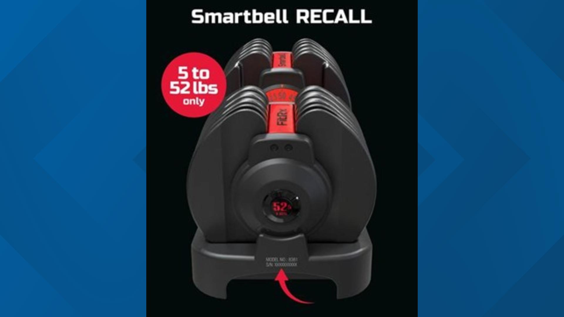 Adjustable dumbbells recalled after multiple injuries reported by ...
