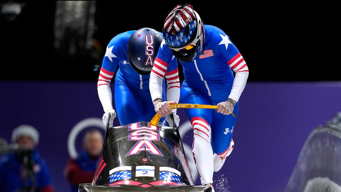 How did Team USA fare in the 2-women bobsled final? | 9news.com