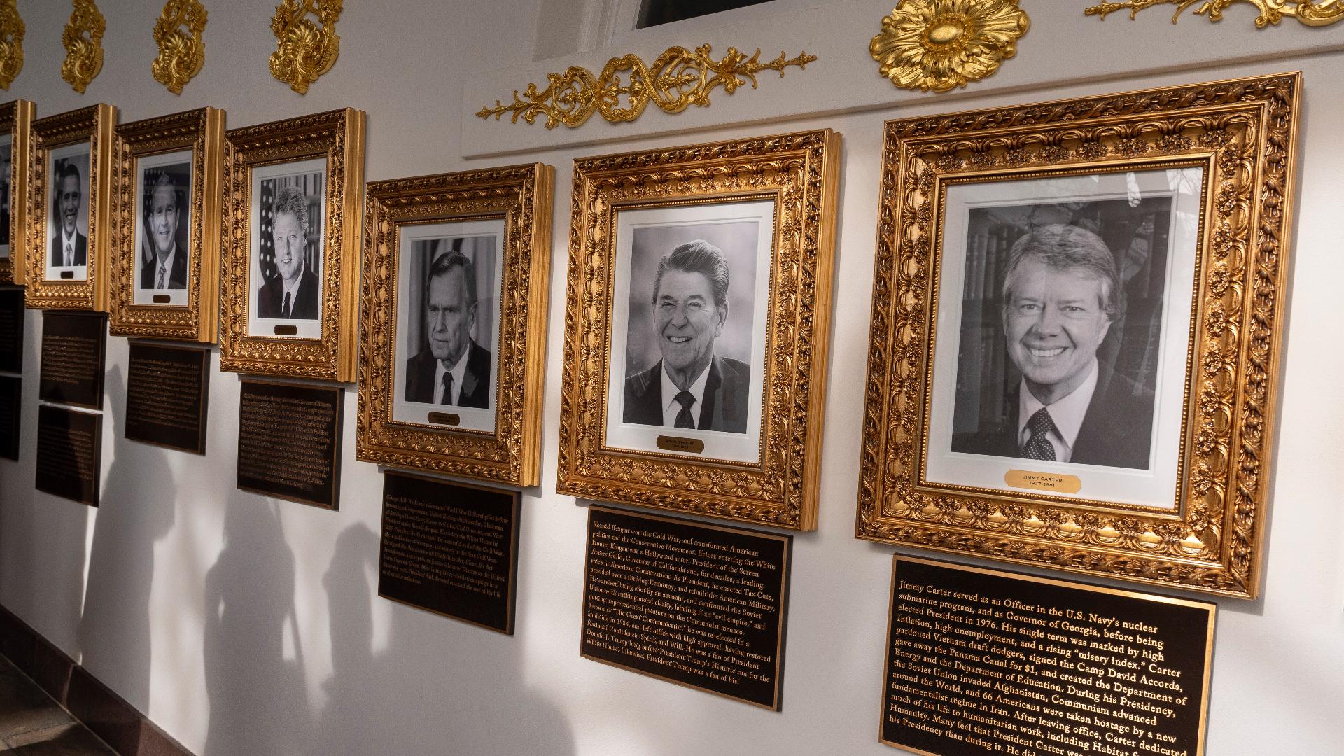 'Presidential Walk of Fame': Trump adds partisan plaques for ...