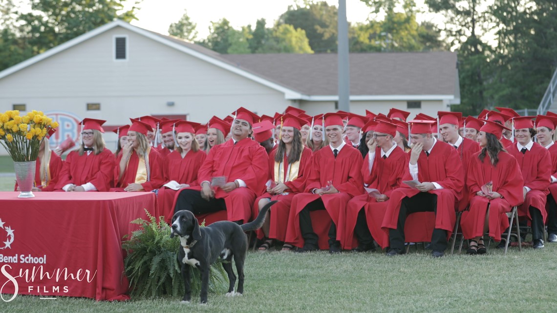 Dog crashes high school graduation ceremony in Alabama, causes ...
