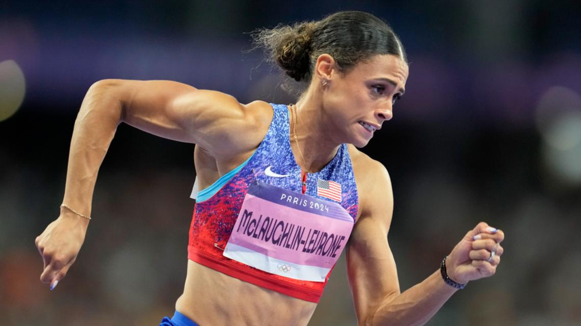 Sydney McLaughlin-Levrone defends Olympic women's 400 hurdles title ...
