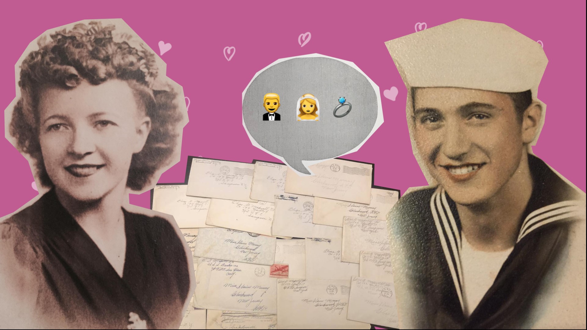 A love story in time capsule: How WWII love letters brought strangers ...
