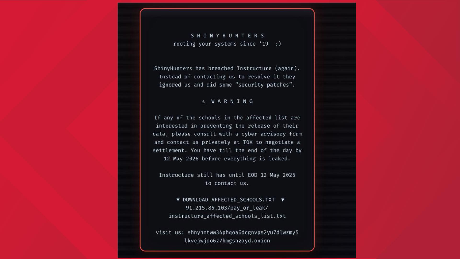 Canvas back online after system hack. Here's what happened | 9news.com