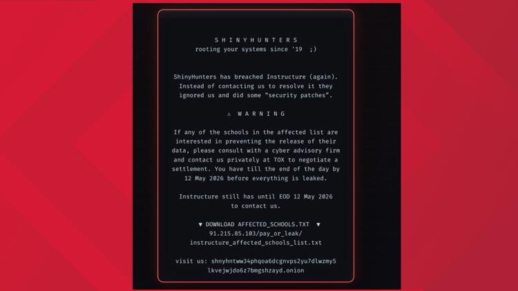 Canvas back online after system hack. Here's what happened | 9news.com