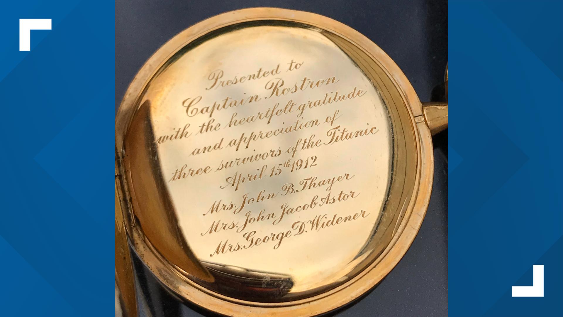 Pocket watch from Titanic rescue captain sets auction record | 9news.com