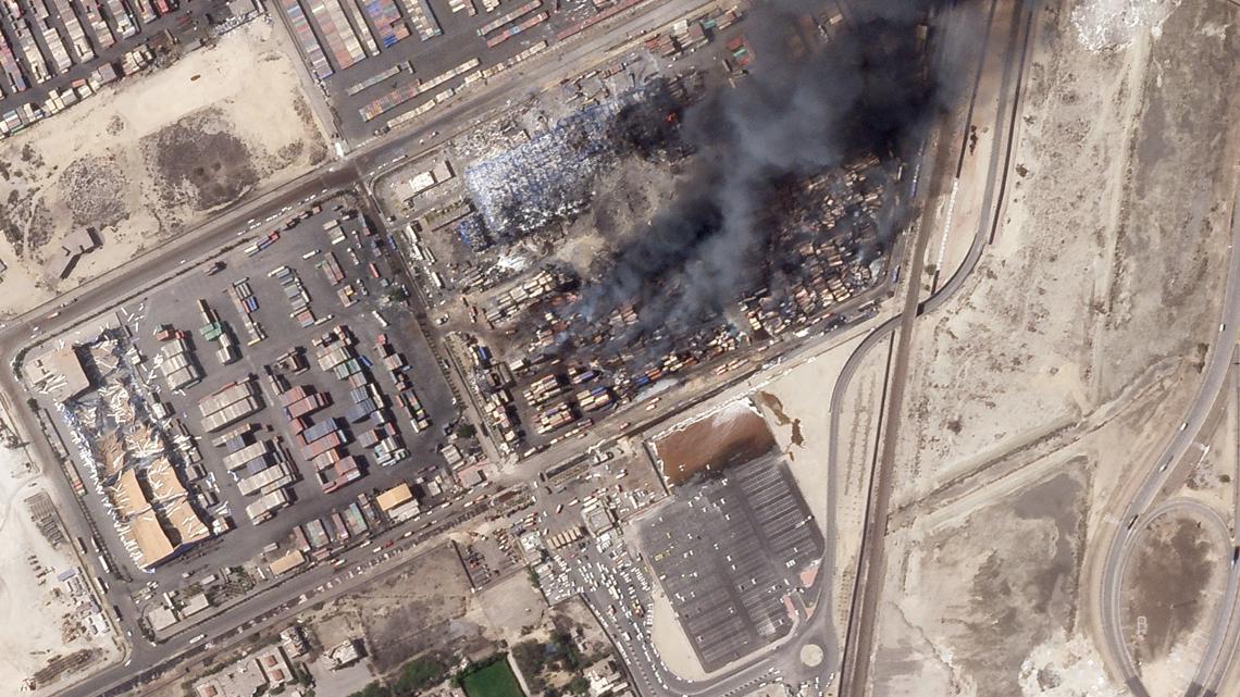 Satellite images show destruction of Iran port blast that killed dozens ...