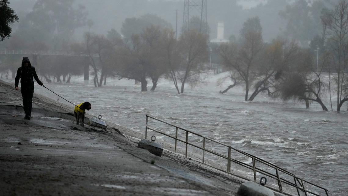 Triple threat: Storms to bring flooding, mountain snow and damaging ...