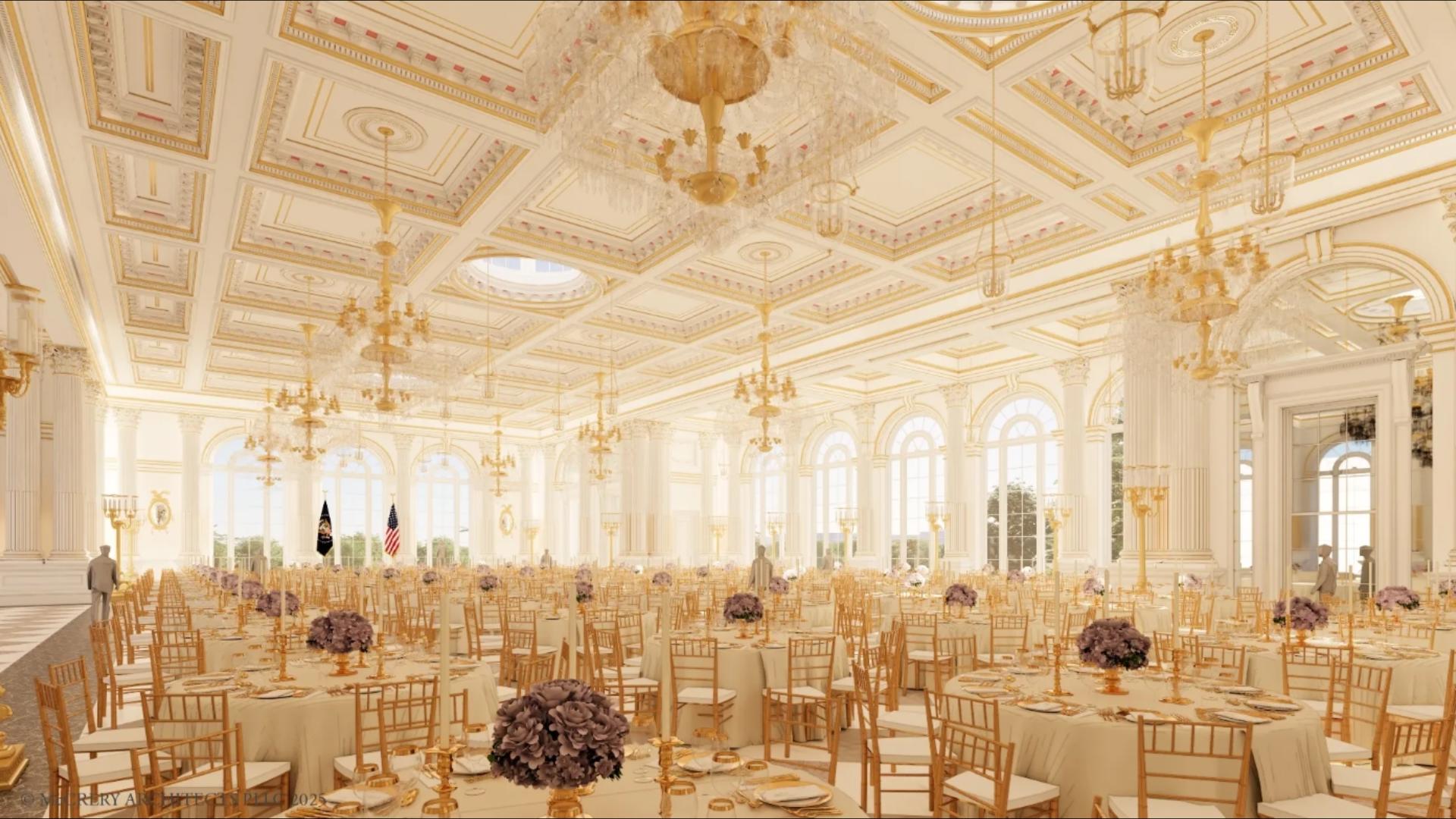 Trump to build a new 90,000-square-foot White House ballroom | 9news.com