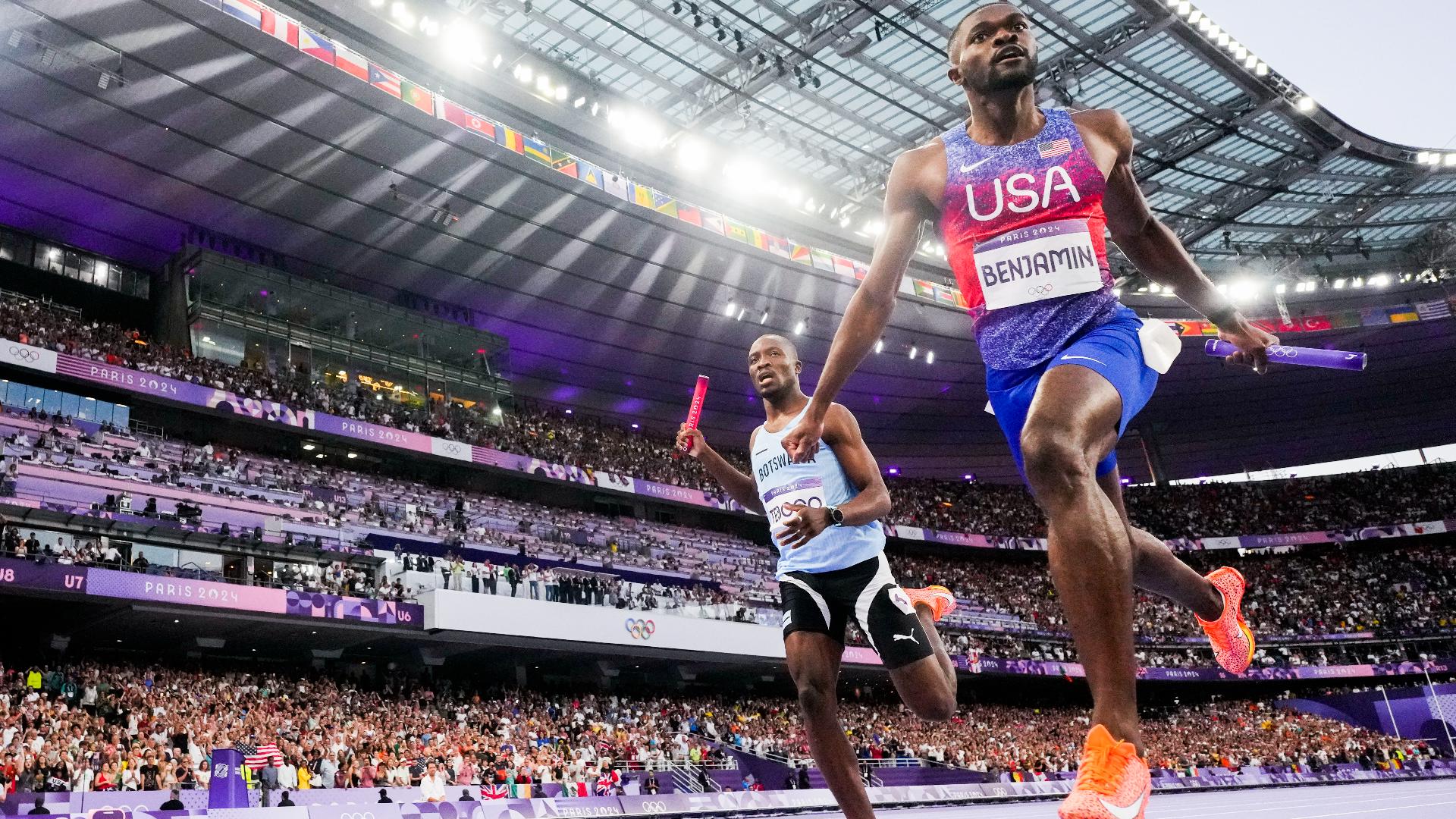US men's 4x400M relay team win gold, set new Olympic record | 9news.com