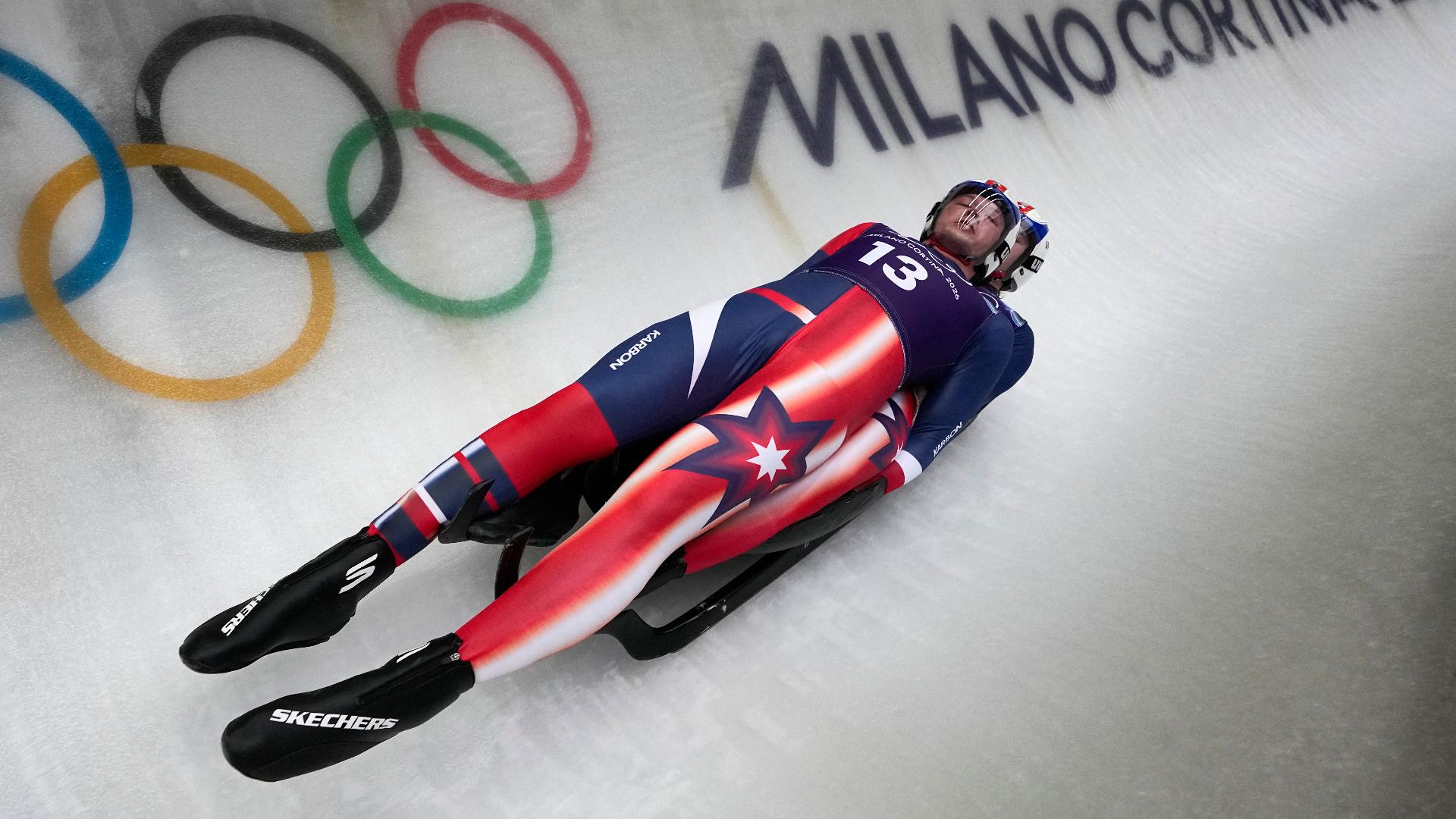 What happened during men's doubles luge at the Olympics? | 9news.com