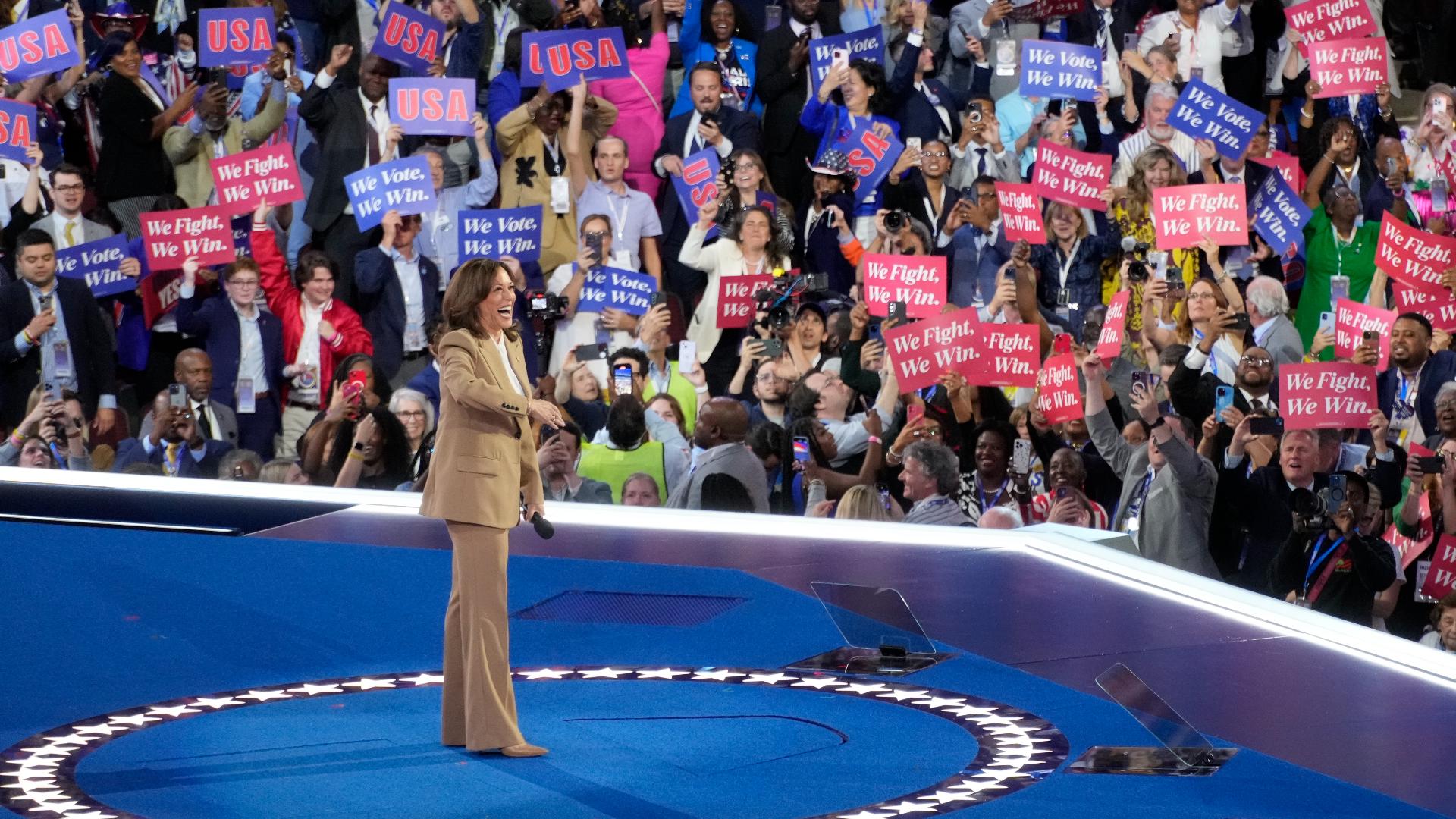 Democratic National Convention: Biden gets standing ovation | 9news.com