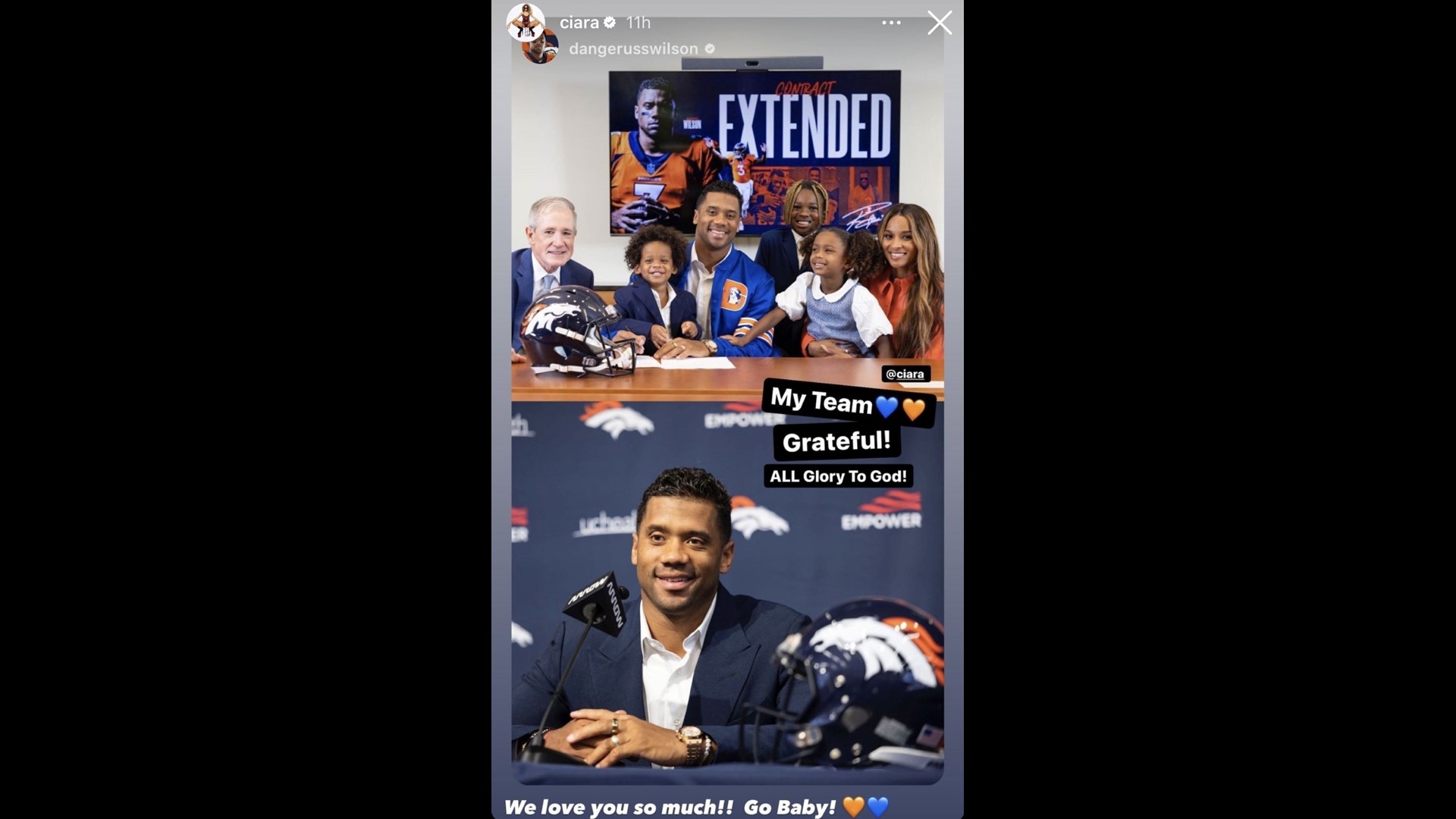 Ciara Gushes Over Russell Wilson Amid Eye-Popping NFL Contract ...